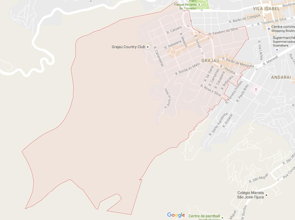 Plan Grajaú - Carte Grajaú (Brésil)